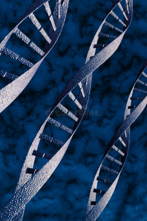 DNA abstract helix model stock illustration. Illustration of human ...