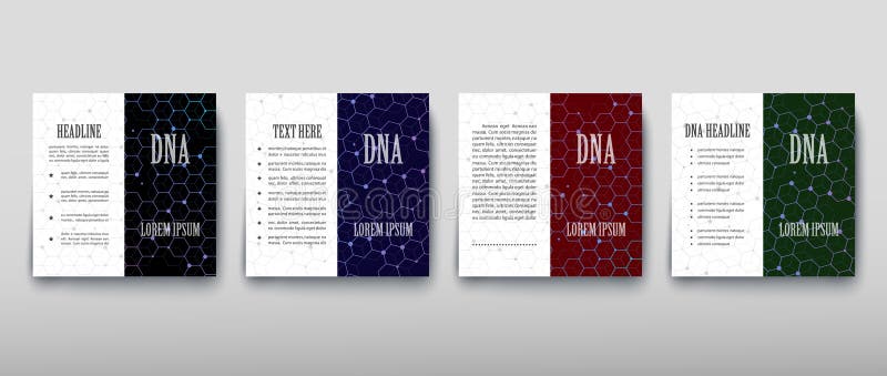 DNA Abstract Image of Molecules Containing Genetic Code with Biological ...
