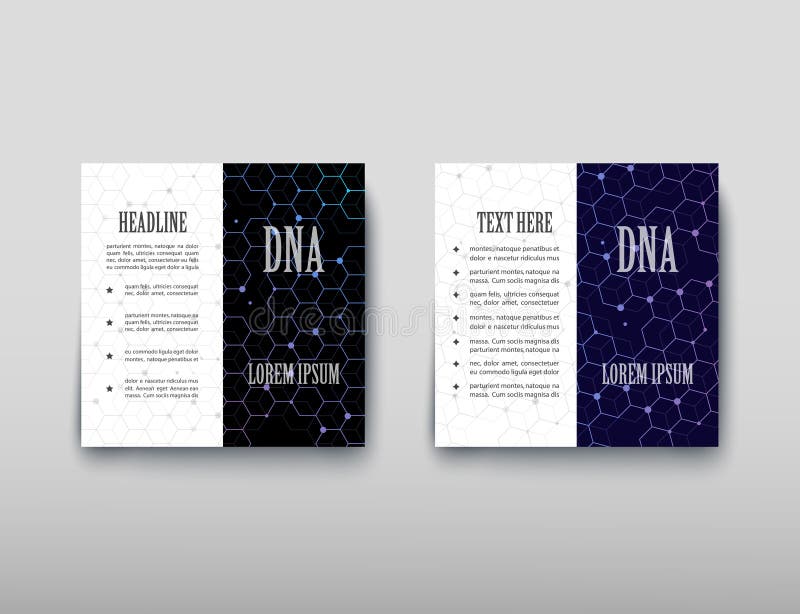 DNA Abstract Image of Molecules Containing Genetic Code with Biological ...