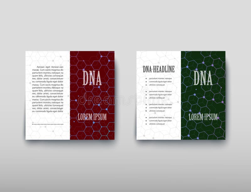 DNA Abstract Image of Molecules Containing Genetic Code with Biological ...