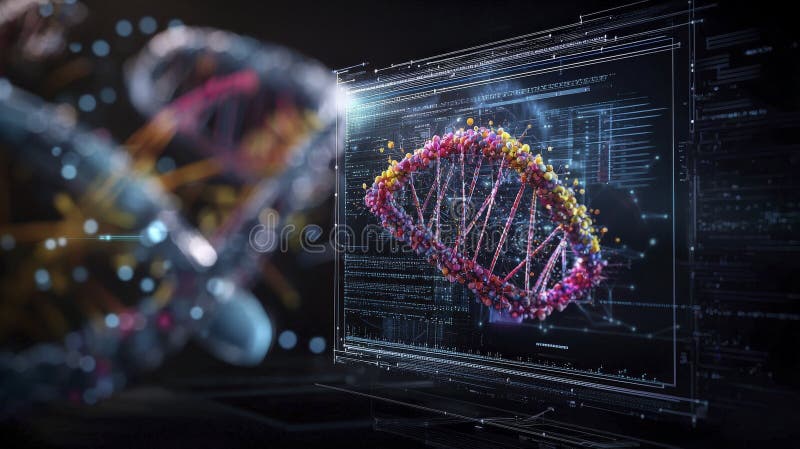 Dna Analysis Techniques Laboratory Scientific Visualization Digital ...