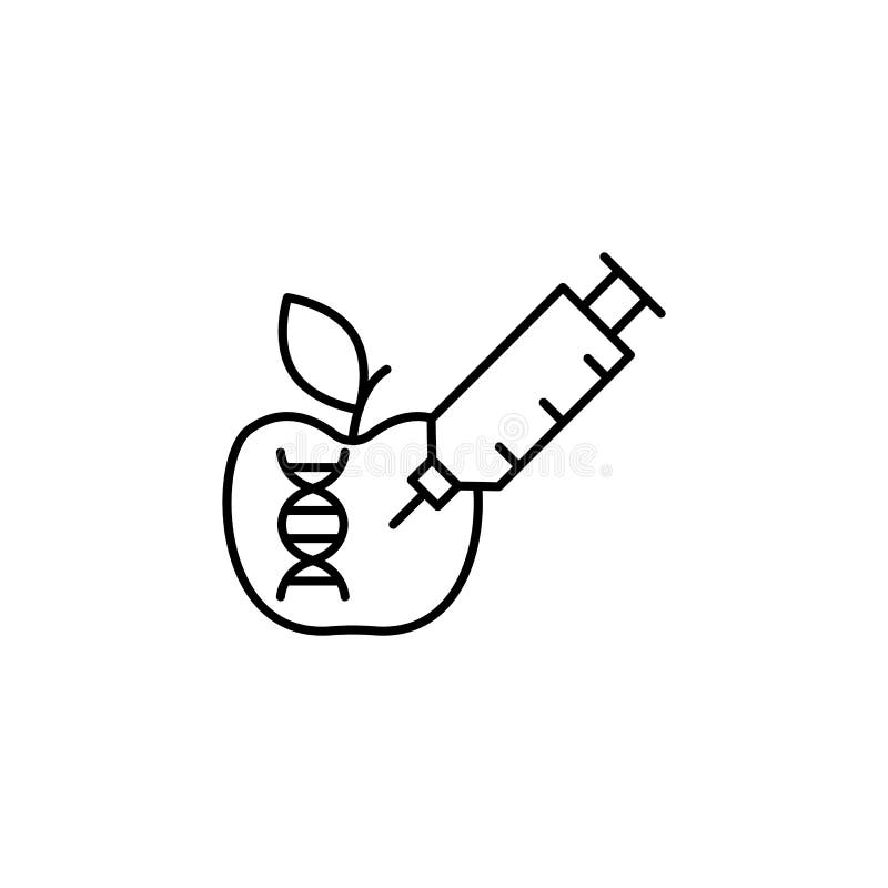 Gene Modification App Interface Template. Stock Vector - Illustration ...