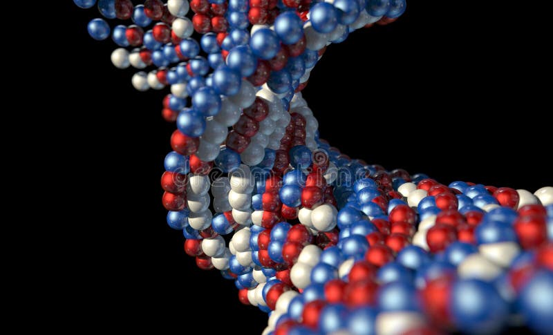 DNA Atom Stem stock image. Image of model, gene, genetically - 55561097