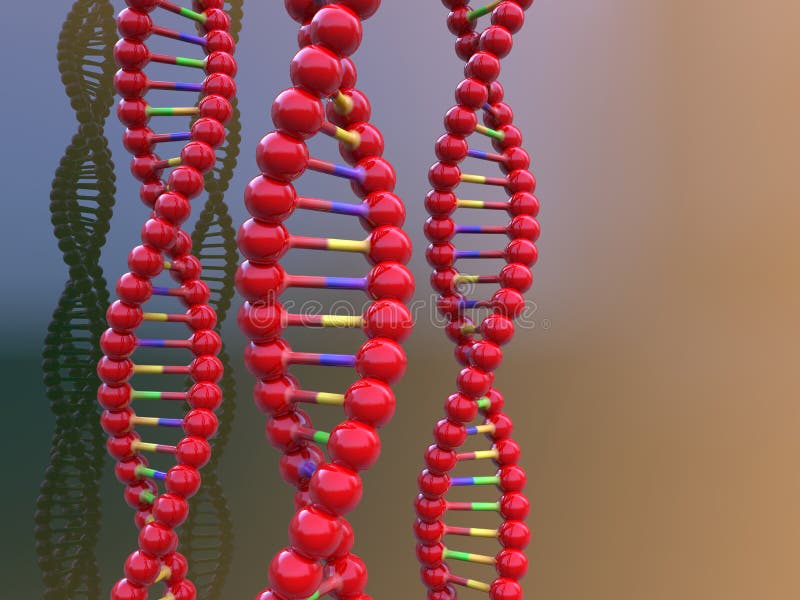 Dna stock illustration. Illustration of atom, background - 33253458