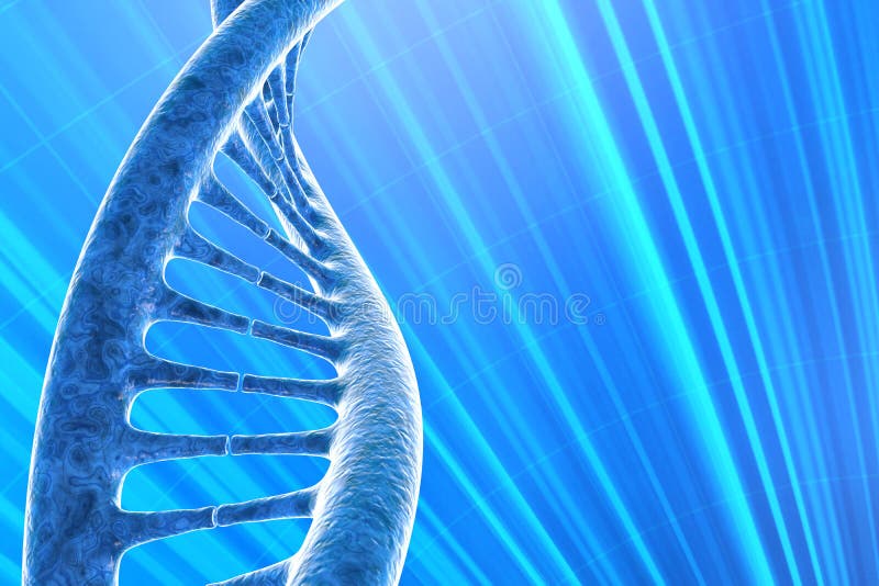 DNA in Beautiful Background Stock Illustration - Illustration of ...