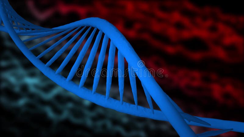 Dna Strands are Assembled from Individual Elements. Red White ...