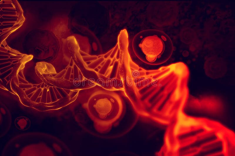 DNA cell stock illustration. Illustration of genetic - 192866694