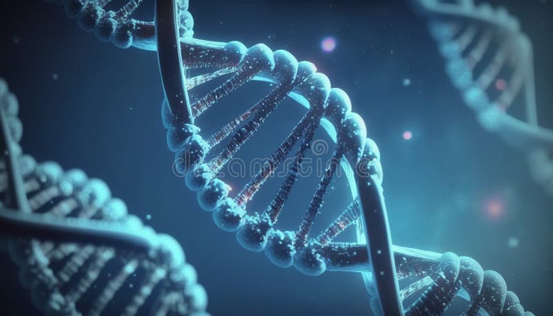 DNA, Cell Illustration, Generative Ai Stock Illustration - Illustration ...
