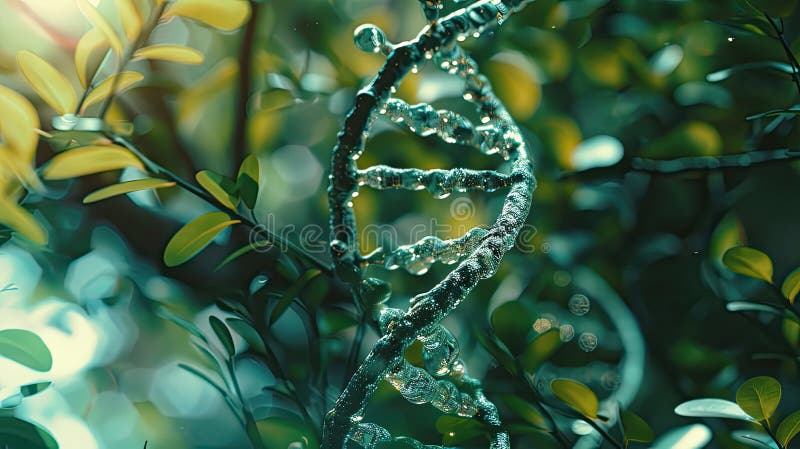Dna Plants Ai Generated Stock Illustrations – 306 Dna Plants Ai ...