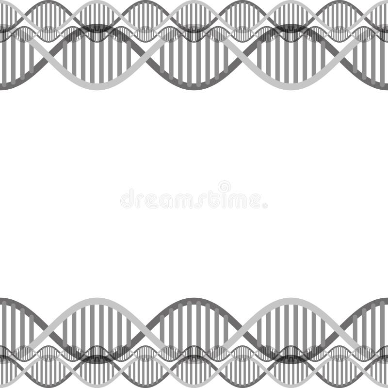 Dna Chain Science with Tube Test Stock Vector - Illustration of ...