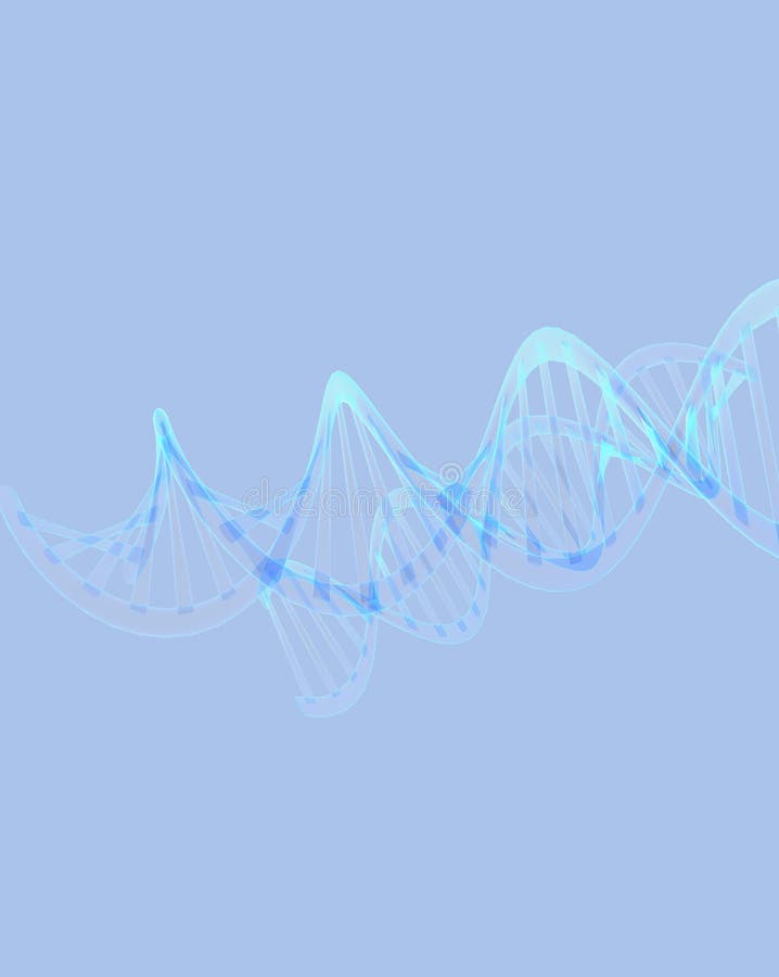 Lattice Dna Chain Illustration 3d Rendering Stock Illustration ...