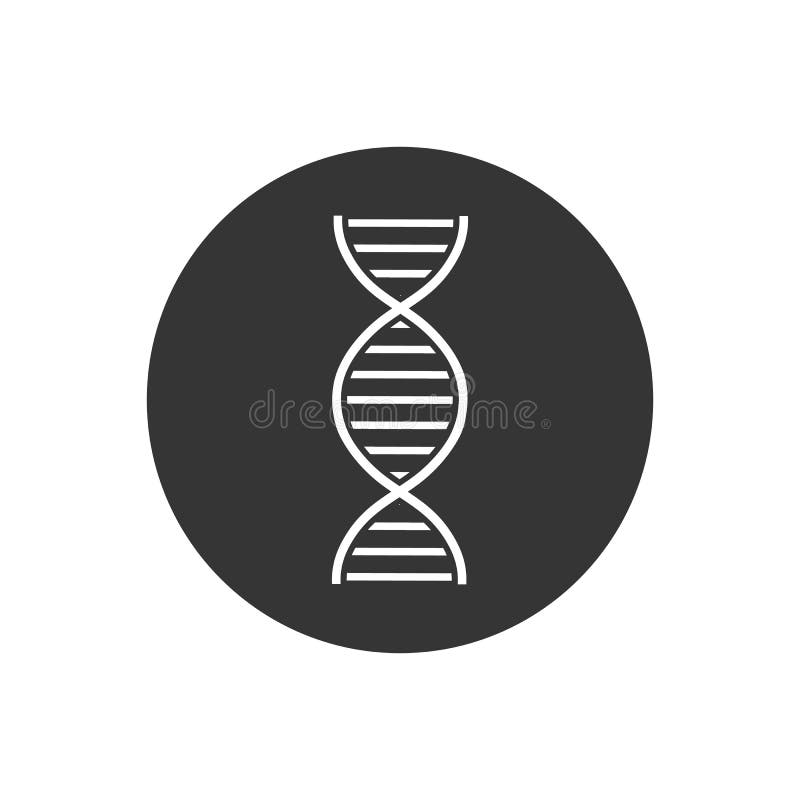 DNA or Chromosome Abstract Strand Symbol. Vector Stock Vector ...