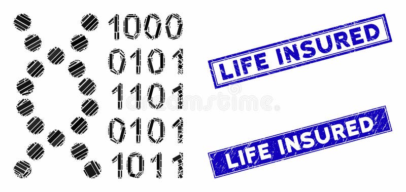 Code of Life - DNA Molecule Vector Stock Vector - Illustration of ...