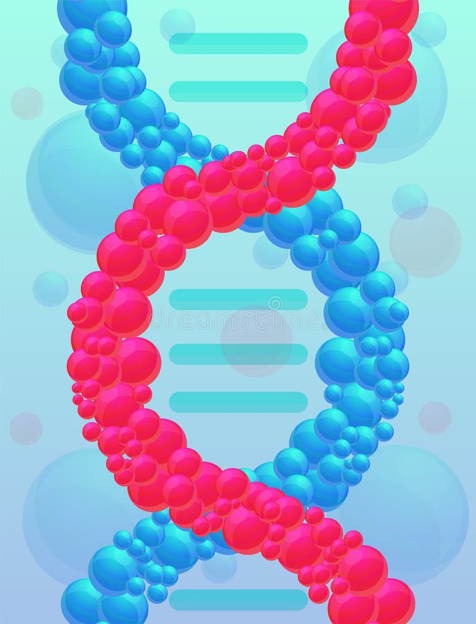 Dna Concept Banner, Cartoon Style Stock Vector - Illustration of ...