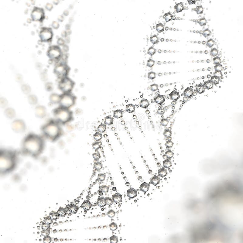 DNA Crystal stock illustration. Illustration of genetic - 180872586