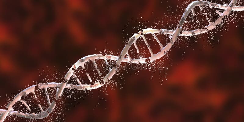 Genetic Disorder DNA Molecule Structure Stock Illustration ...