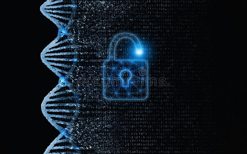 DNA Decode, Biological, Genetic Decoding Concept. Genom Map Stock ...