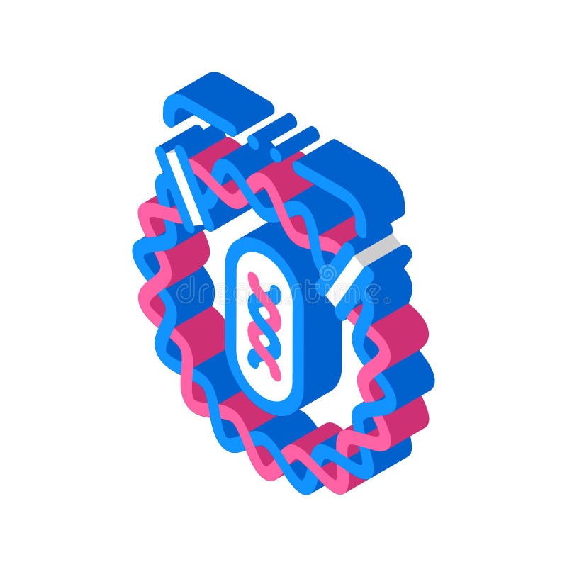 Dna Decoding for Future Vaccine Isometric Icon Vector Illustration ...