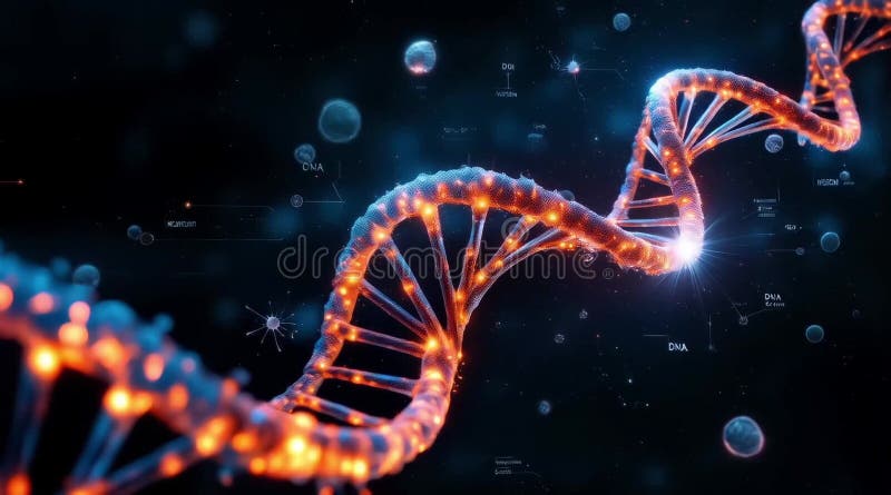 DNA Structure of Human Body Stock Footage - Video of thymine, molecular ...