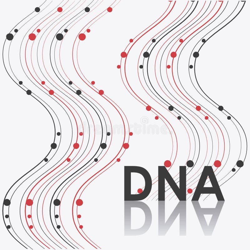 DNA design. stock vector. Illustration of gene, human - 61576545
