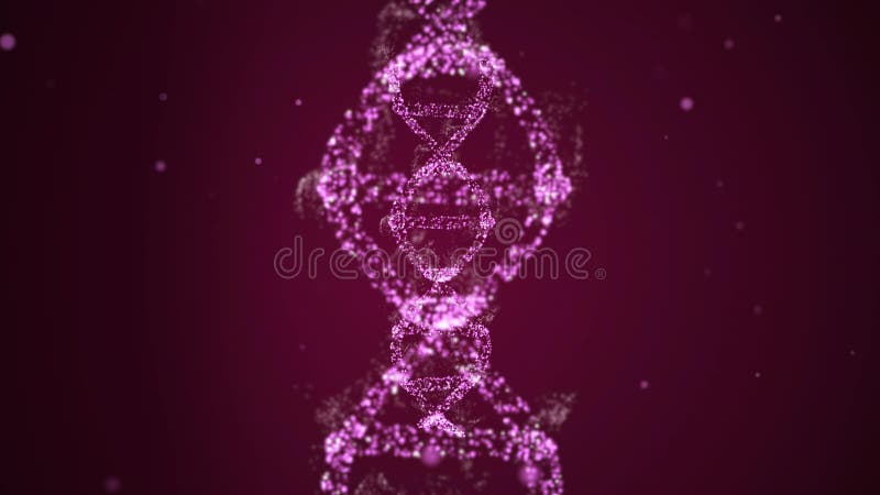 Dna Disorder Concept. Abstract Dna Strand Structure on Damage Process ...