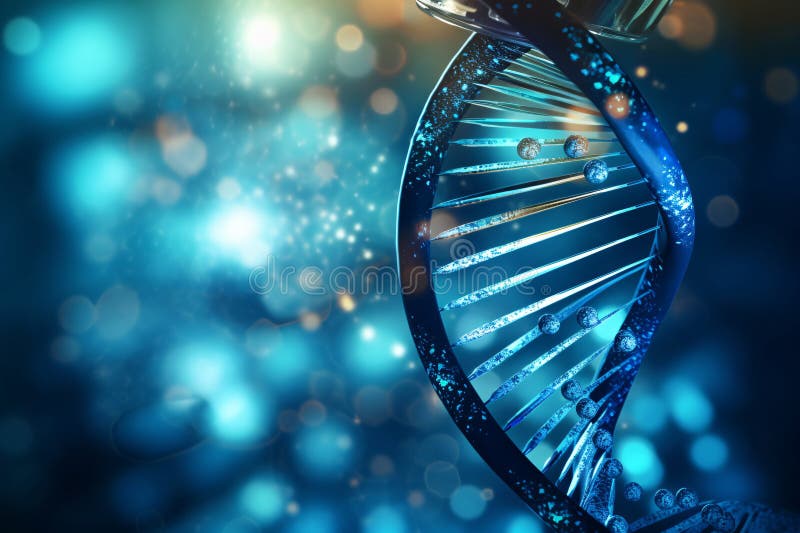 DNA in the Distant Future: a Closeup Look at the Blue Helix Stock ...