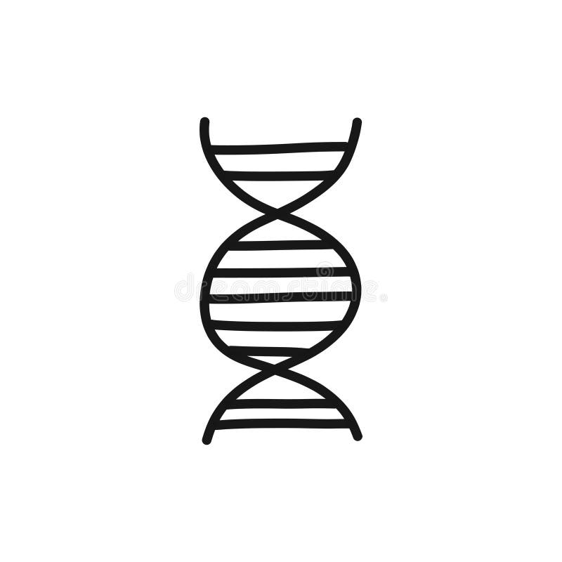 Differences Between Dna And Rna Vector Scientific Icon Spiral Of Dna
