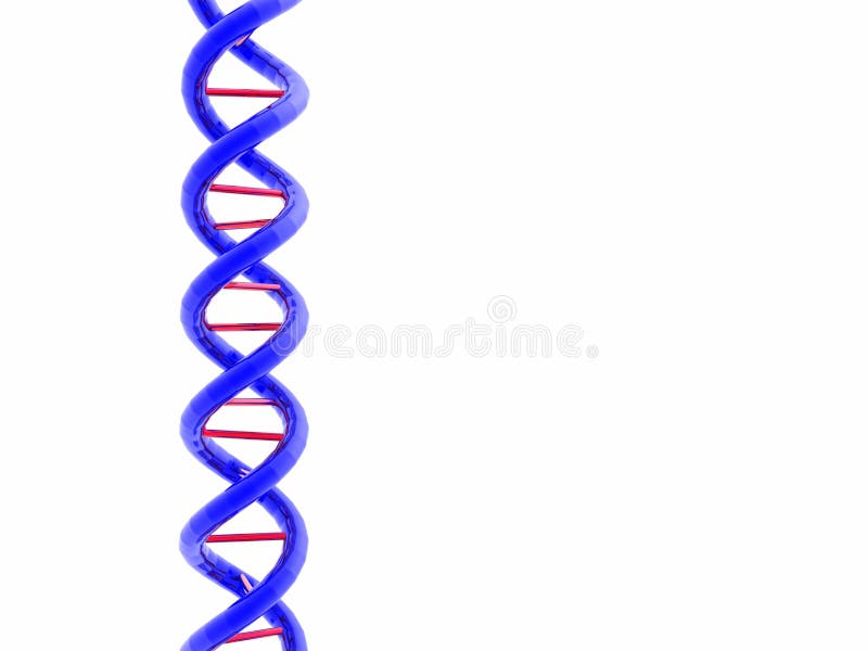 DNA Double Helix stock illustration. Illustration of science - 838085