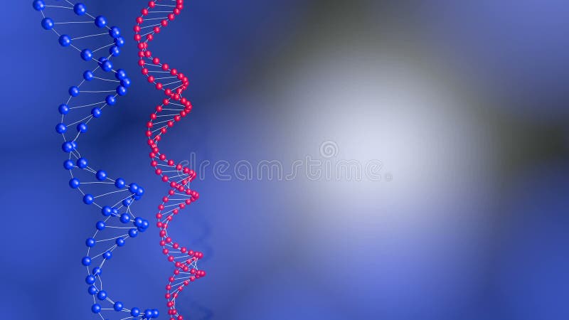 The Double Helix - DNA Structure 3D Stock Footage - Video of pairing ...