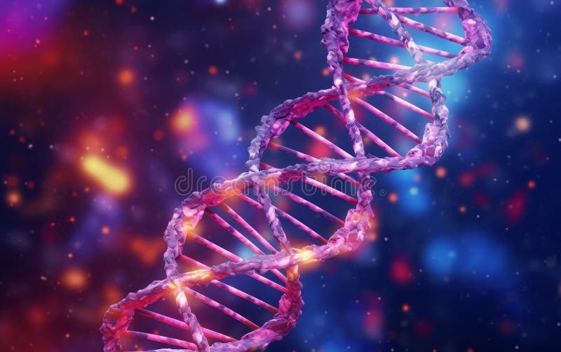 DNA Double Helix - Genetic Material and Gene Expression, Generative AI ...