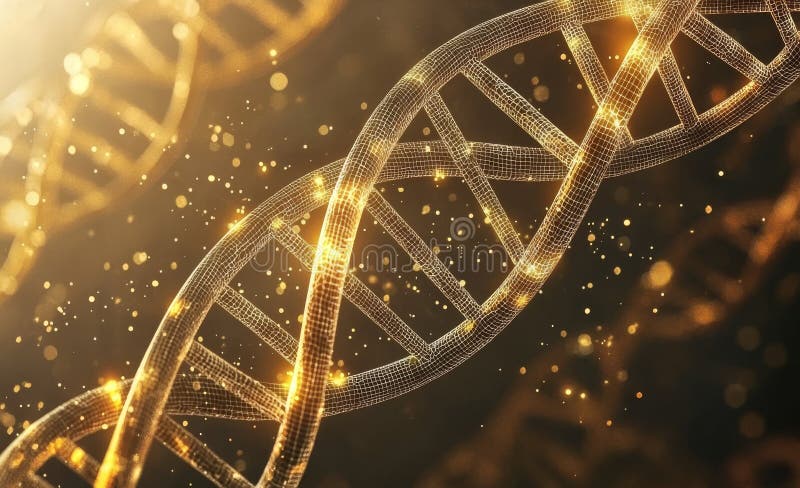 DNA Helix. Human Genome Research Stock Illustration - Illustration of ...