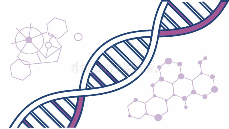 DNA Double Helix Molecules Science Vector, Vector Design Generative AI ...