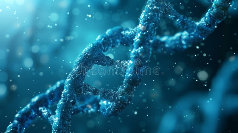 DNA Double Helix Strands Forming an Elegant, Abstract Pattern ...