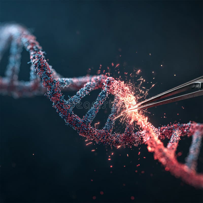 207 Double Helix Dna Structure Science Microbiology Concept Stock ...