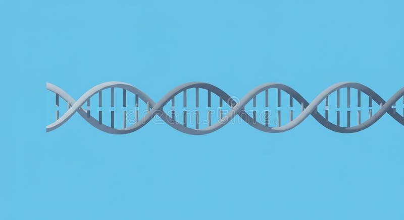 Dna Double Helix Structure Gene Molecule Medical Science Graphic Stock ...