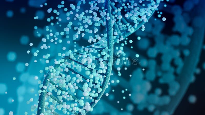 Dna double helix stock illustration. Illustration of genetic - 223629446