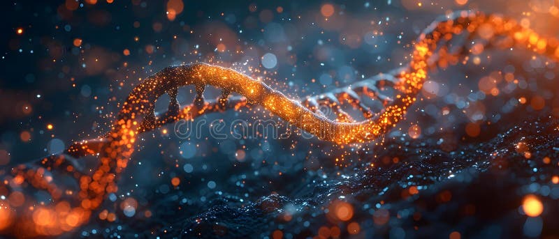 DNA Double Helix Structure in Medical Research for Genetic Engineering ...