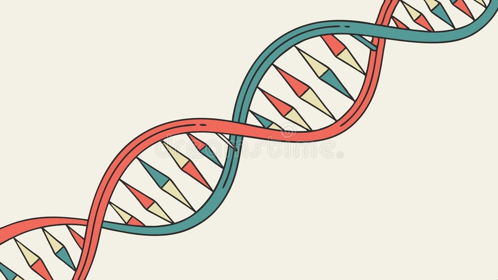 DNA Double Helix Structure, Science and Biology, Genetic Code ...