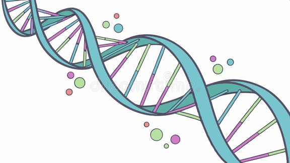 DNA Double Helix Structure, Science Biology Vector Design Generative AI ...