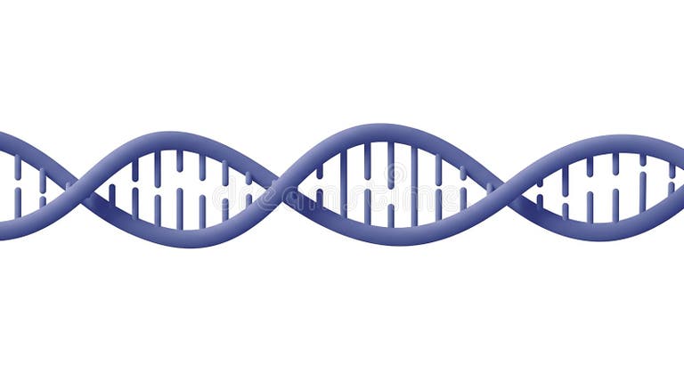 Genetic Blueprint Double Helix Structure Science and Medical Research ...