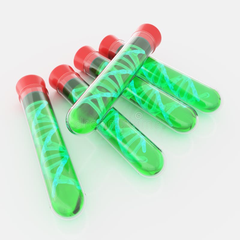 DNA and future concept stock illustration. Illustration of genetic ...