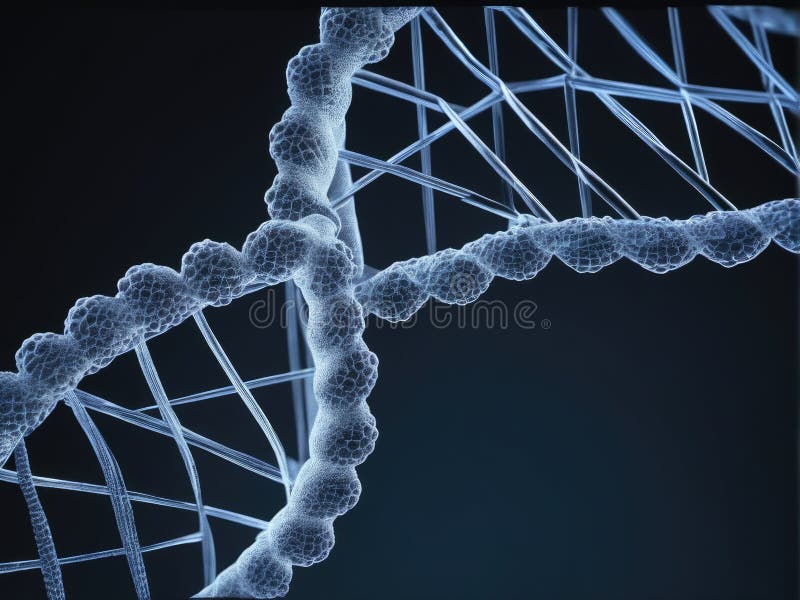 DNA Gene Helix Spiral Molecule Structure Stock Illustration ...