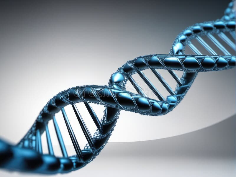 DNA Gene Helix Spiral Molecule Structure Stock Illustration ...