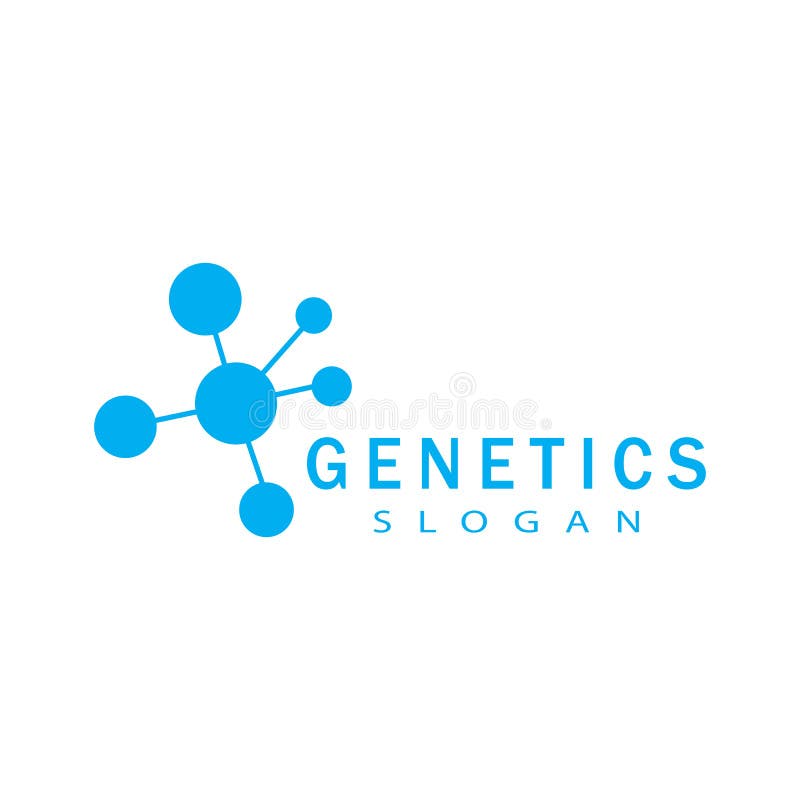 DNA Gene Logo Template Vector Symbol Illustration Stock Vector ...