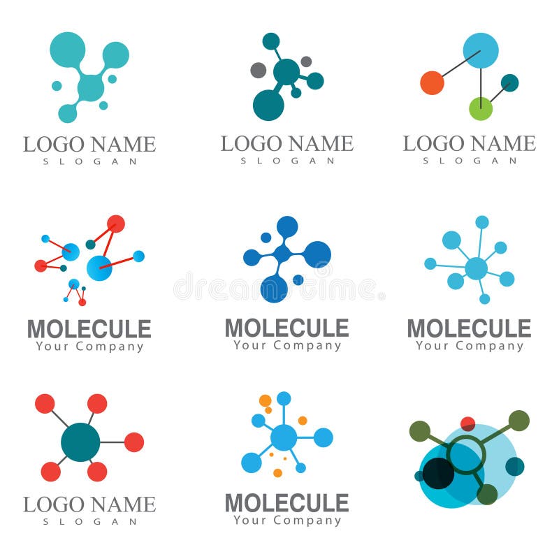 DNA Gene Logo Template Vector Symbol Illustration Stock Illustration ...