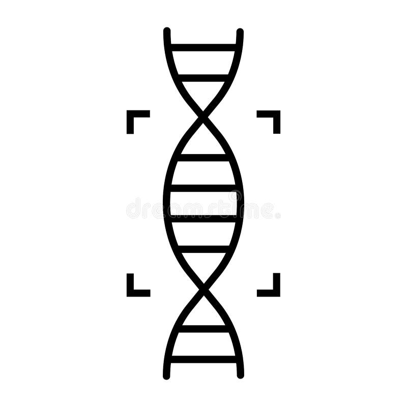 DNA and gene mapping icon stock vector. Illustration of scientific ...