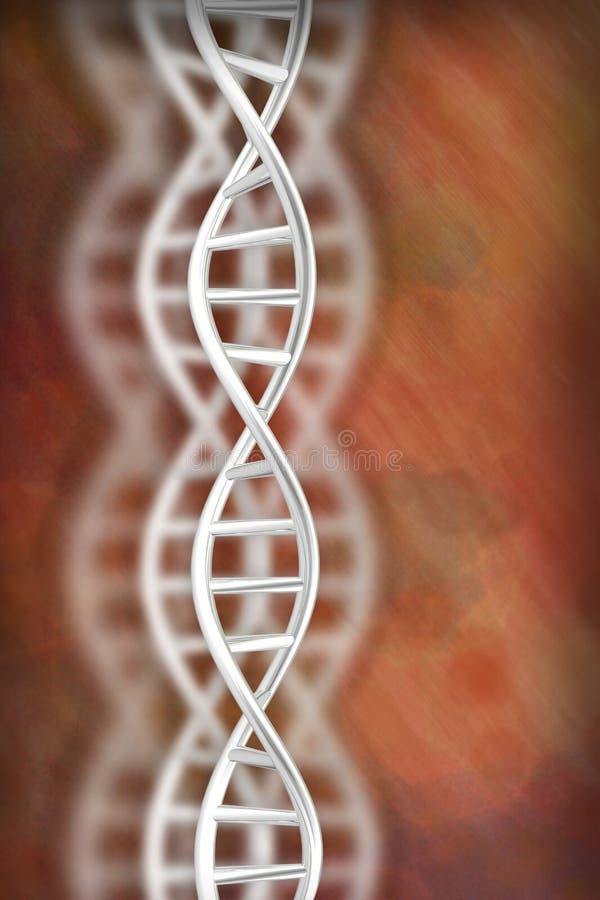 DNA Genetic Background Chrome Stock Illustration - Illustration of ...