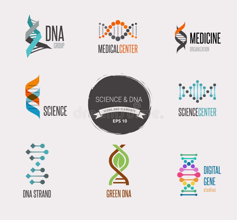 DNA, Genetic Symbol - People, Man and Woman Icon Stock Vector ...