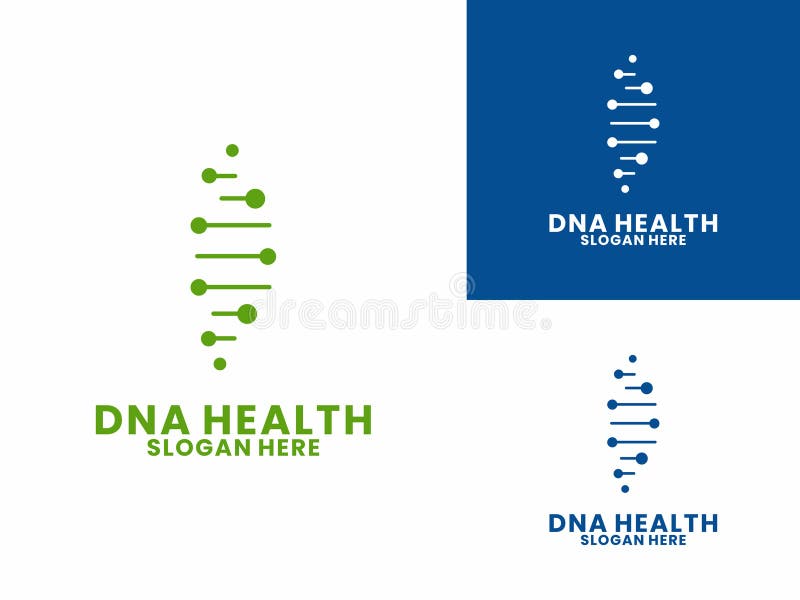 DNA Genetic Logo Vector Design Template. Abstract DNA Health Logo ...