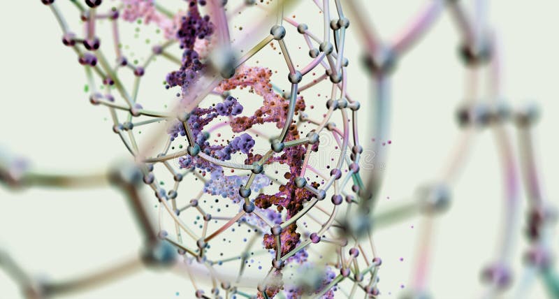 DNA Genetics Microbiology Nano Matter. Molecule, Science, Research ...